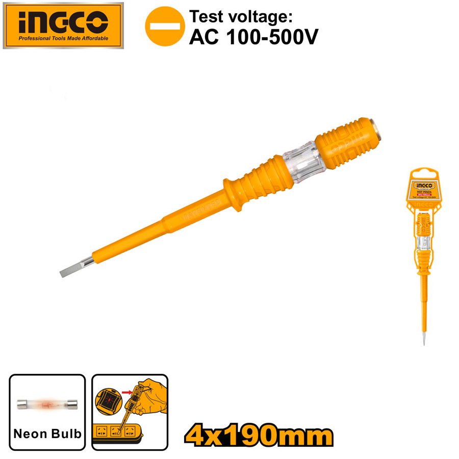 Ingco HSDT1908 Electrical Test Pen | Anbac Safety jsc